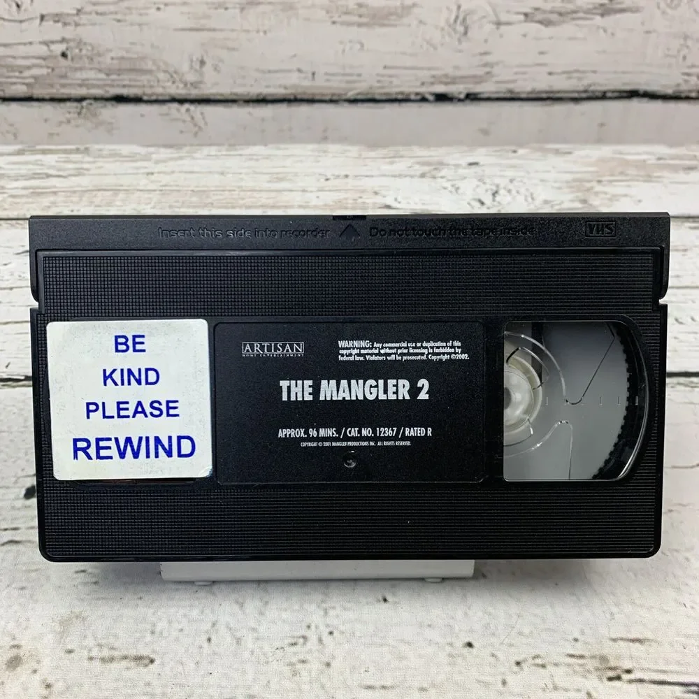 Media | The Mangler 2 201 Vhs Horror Movie Lance Henriksen Artisan ...